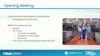 Mastering the Unannounced Regulatory Inspection | PPTX