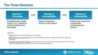 FSMA Friday August 2020: IA Rule, Food Defense Plans & Quick Checks | PPT