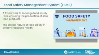 From QMS to FSMS: Intersecting Compliance, Audit-Readiness, and ...