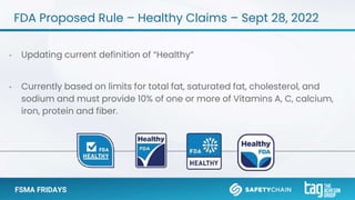 Food Labeling Concerns and Cures for 2023 | PPT