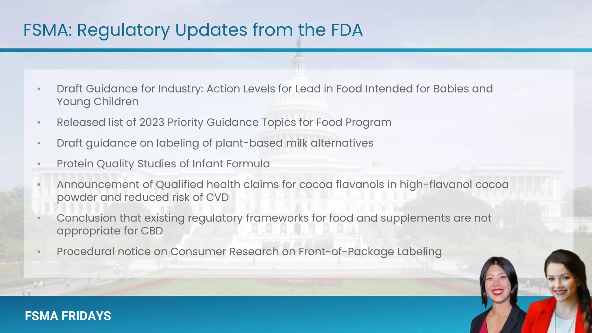 FSMA Friday February 2023 - How the 2022 FDA Food Code Impacts Food Producers | PPT