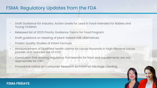 FSMA Friday February 2023 - How the 2022 FDA Food Code Impacts Food ...