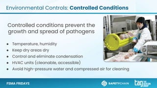Environmental Controls: Keeping Pathogens Out | PPTX