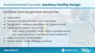 Environmental Controls: Keeping Pathogens Out | PPTX
