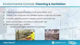 Environmental Controls: Keeping Pathogens Out | PPTX