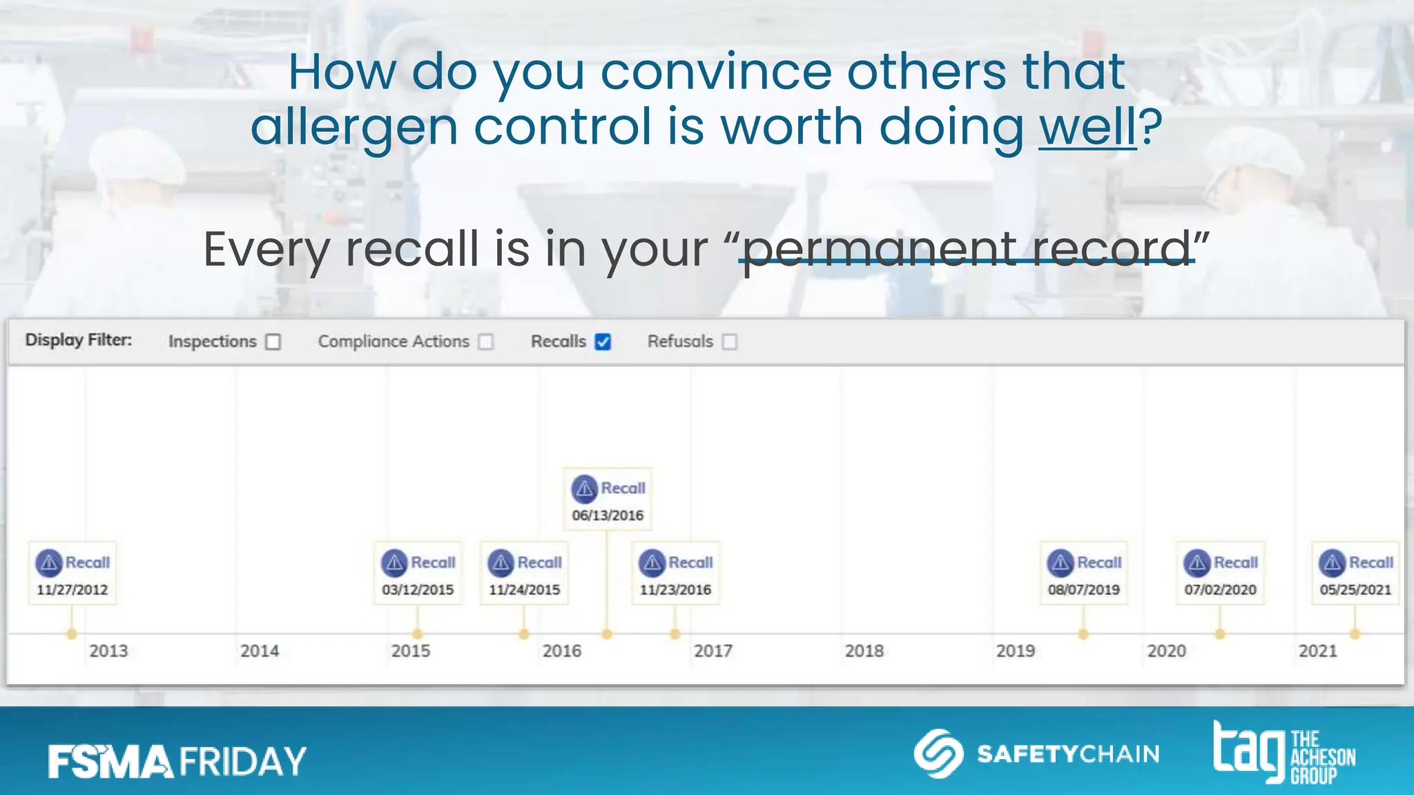 The Pillars of Allergen Recall Prevention | PPT