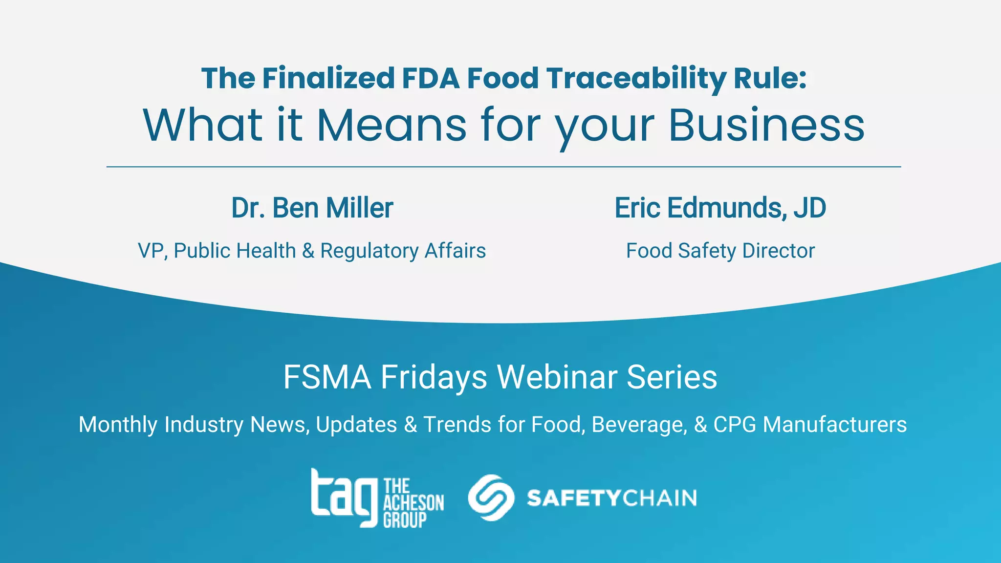 The Finalized FDA Food Traceability Rule: What It Means for Your ...