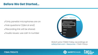 The Finalized FDA Food Traceability Rule: What It Means for Your ...