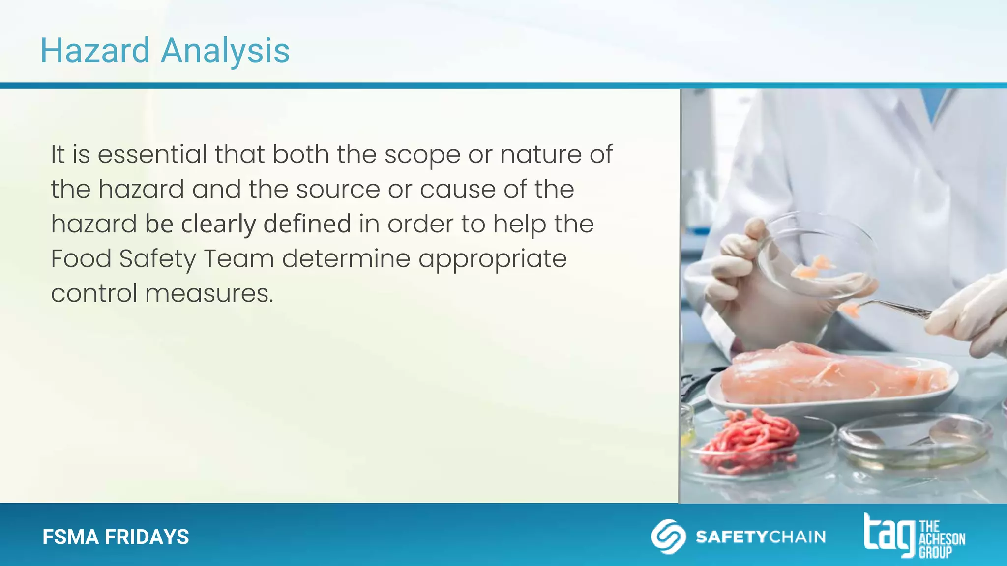 Elevating Food Safety:Tackling Hazards for a Stronger Food Safety ...