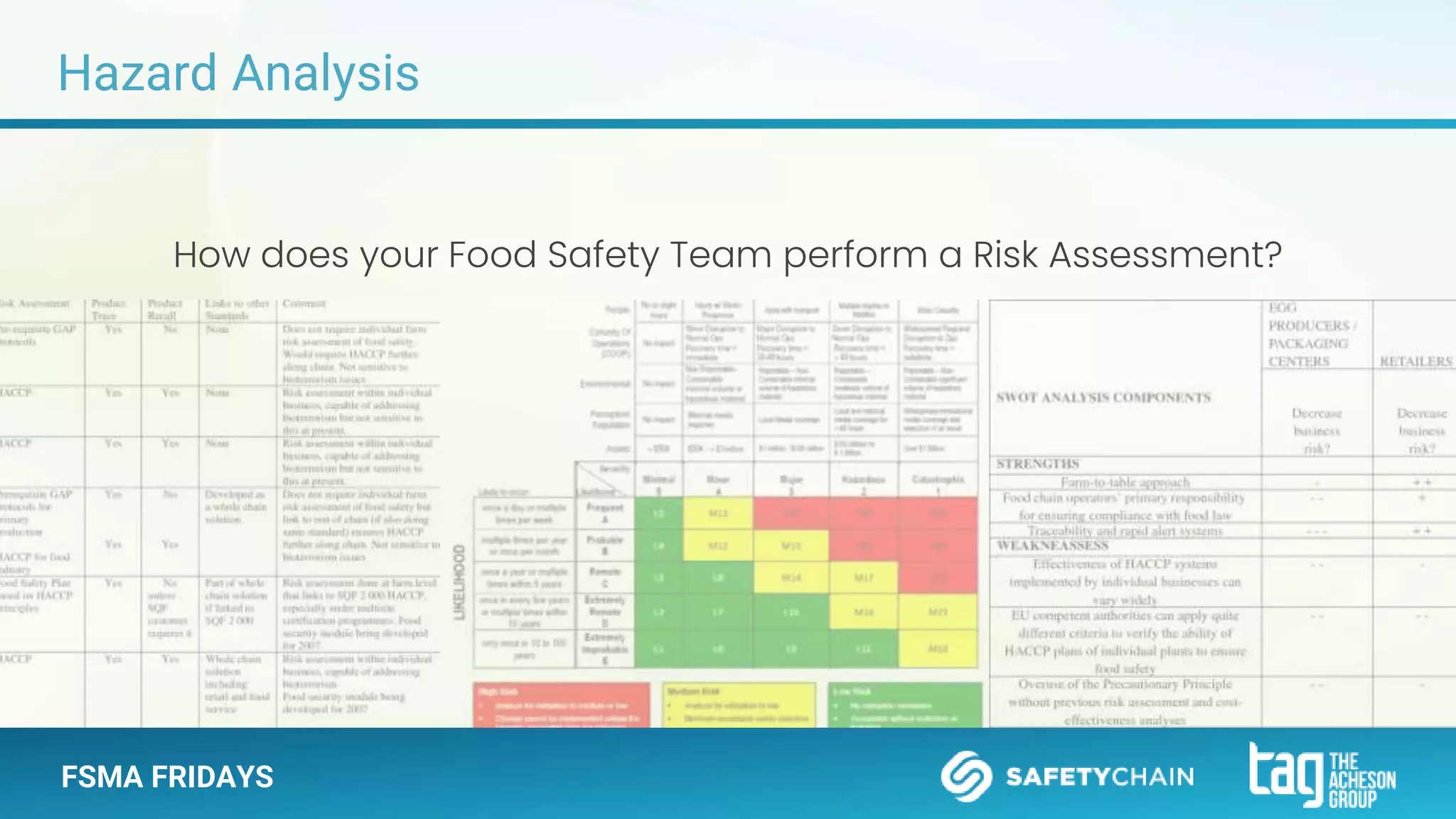 Elevating Food Safety:Tackling Hazards for a Stronger Food Safety ...