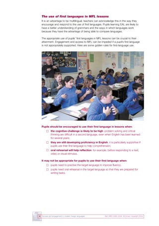 EAL Training resources for MFL teachers | PDF | Professional School ...