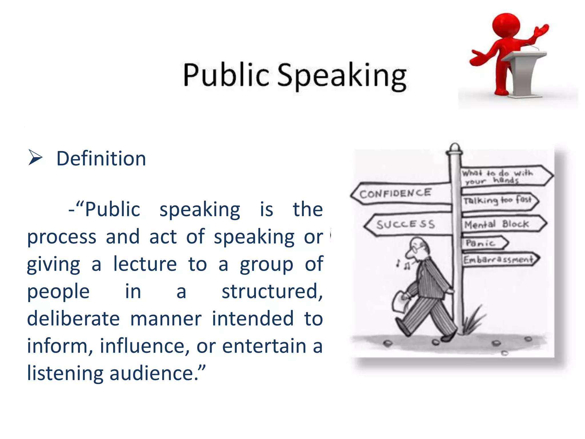 Public speaking | PPTX