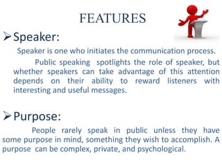 Public speaking | PPTX
