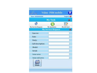 Fsm mobile ui | PPTX