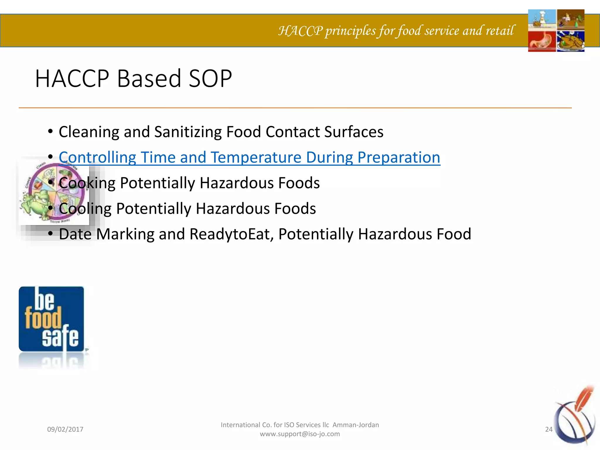 HACCP Principles for Operators in Food Services and Retail ...