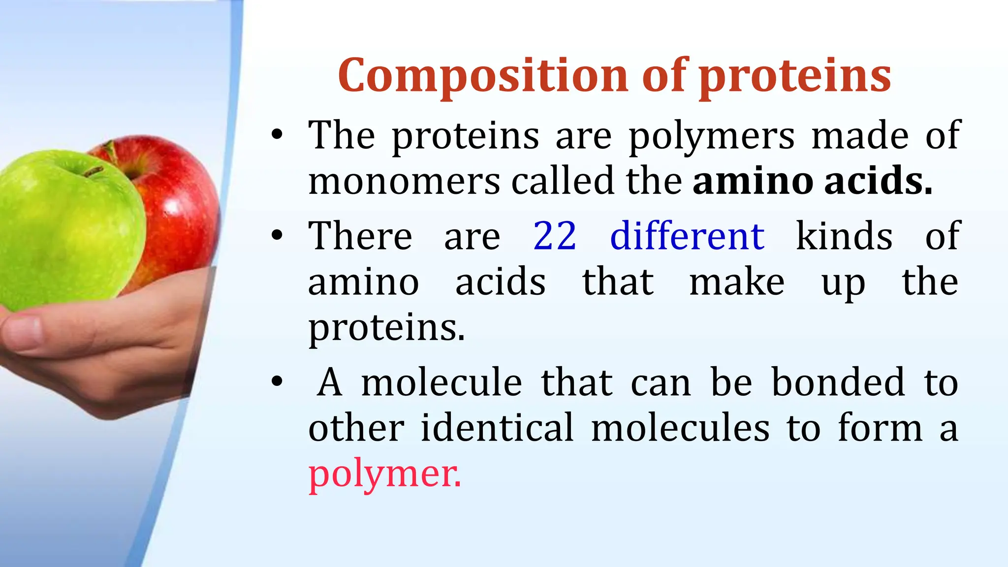 FSN 111-LEC 5 - PROTEIN-CLASSIFICATON, DIGESTION, SOURCES, REQUIREMENTS ...