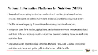 Food Security and Nutrition Information System | PPTX