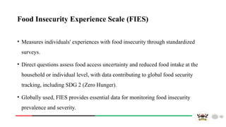Food Security and Nutrition Information System | PPTX