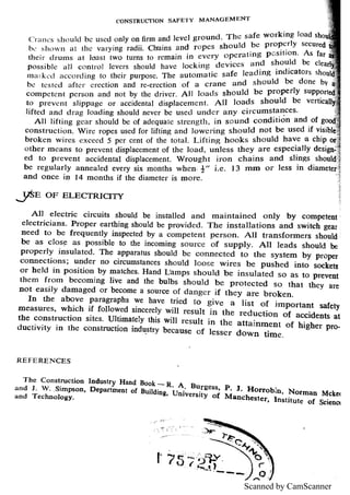 construction management and safety notes | PDF