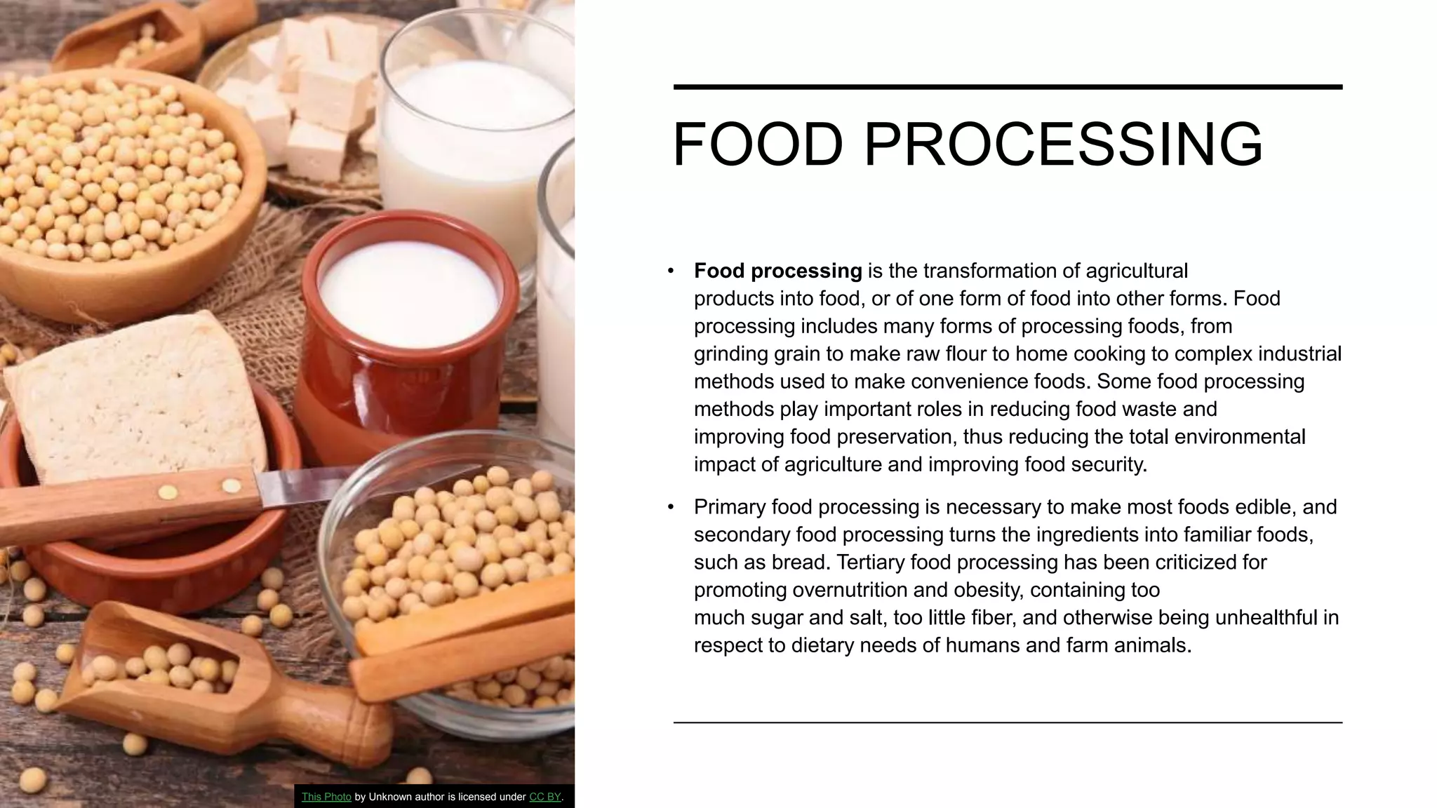 Food processing and sensory evaluation of food | PPTX