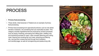 Food processing and sensory evaluation of food | PPTX