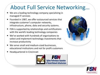 FSN Overview Presentation | PDF