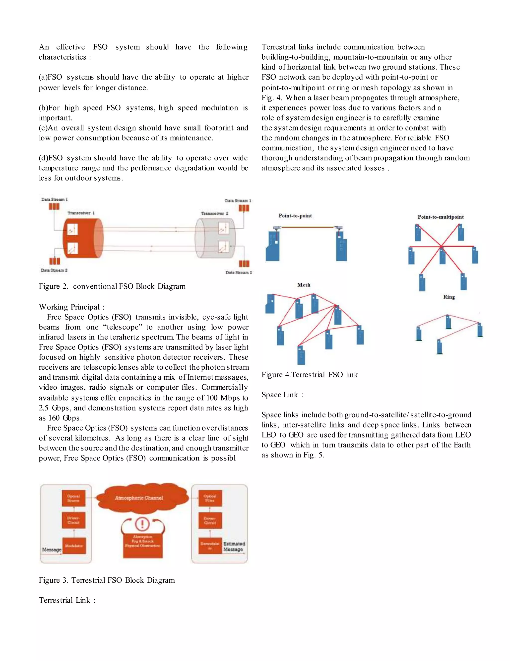 Free Space Optical Communication Fso Ieee Paper Docx