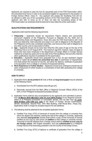 Fso announcement2016 | PDF