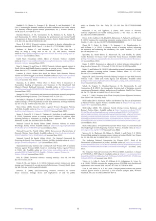 Exploring Jordanian women's resistance strategies to domestic violence ...