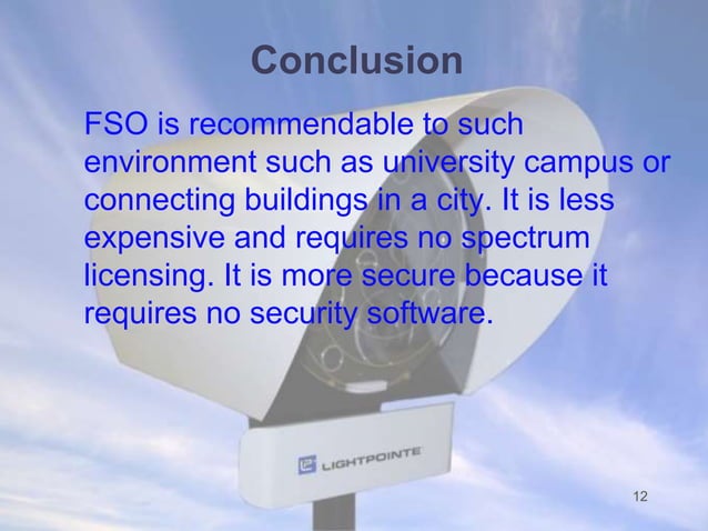 Fso free space optic | PPT