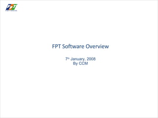 Fsoft Introduction | PPT
