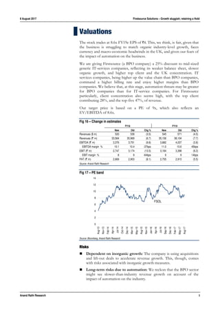 Firstsource 1QFY18 | PDF