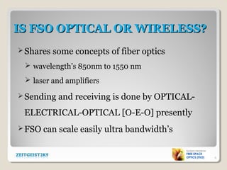 free space optics | PPT