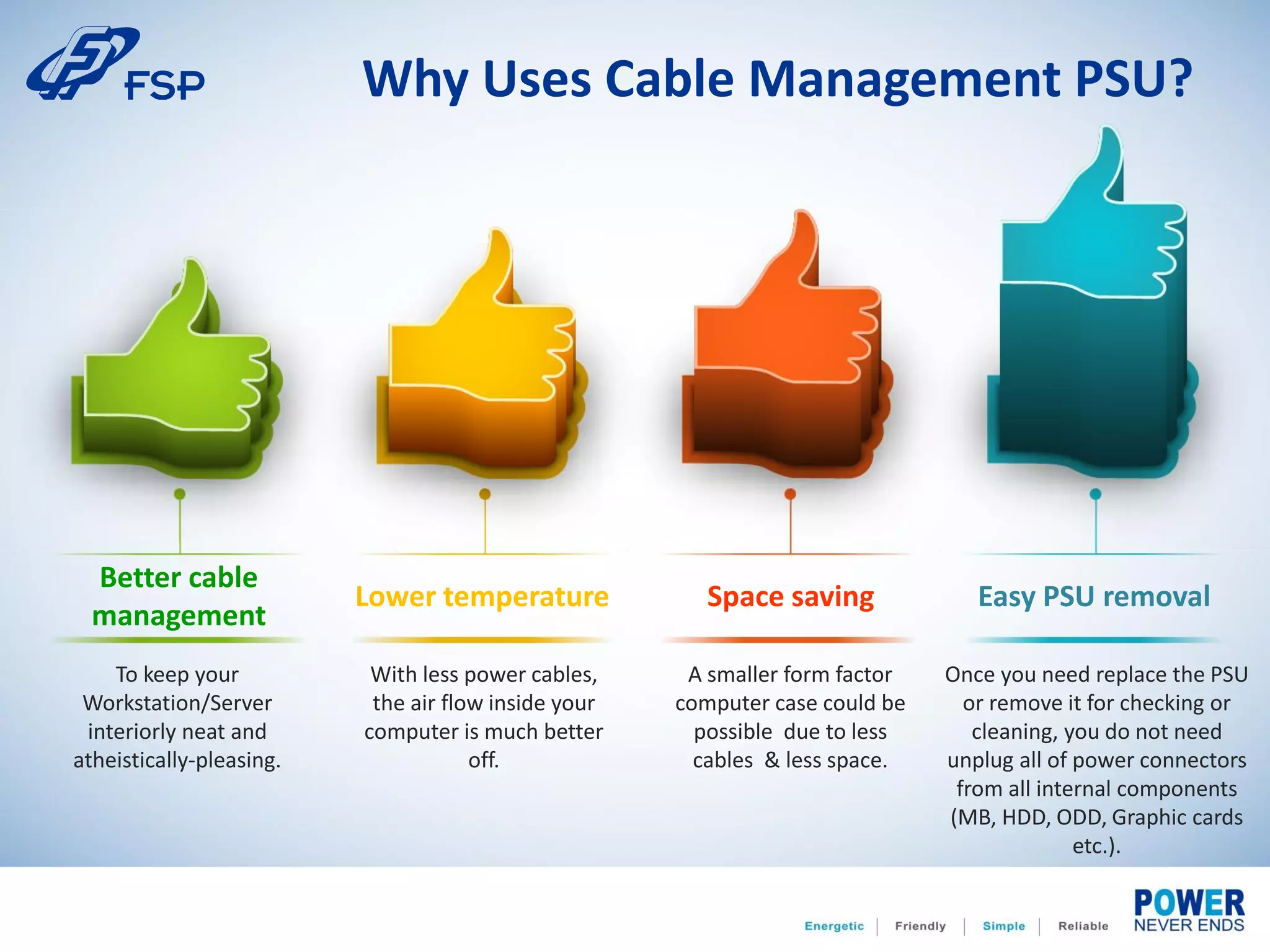 FSP Cable Management IPC PSU | PDF