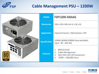 FSP Cable Management IPC PSU | PDF
