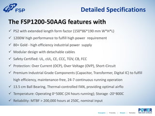 FSP Cable Management IPC PSU | PDF