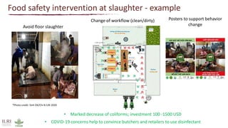 Food safety performance in animal-source food value chains | PPT