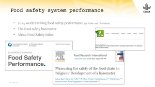 Development and validation of a food safety system performance tool for ...