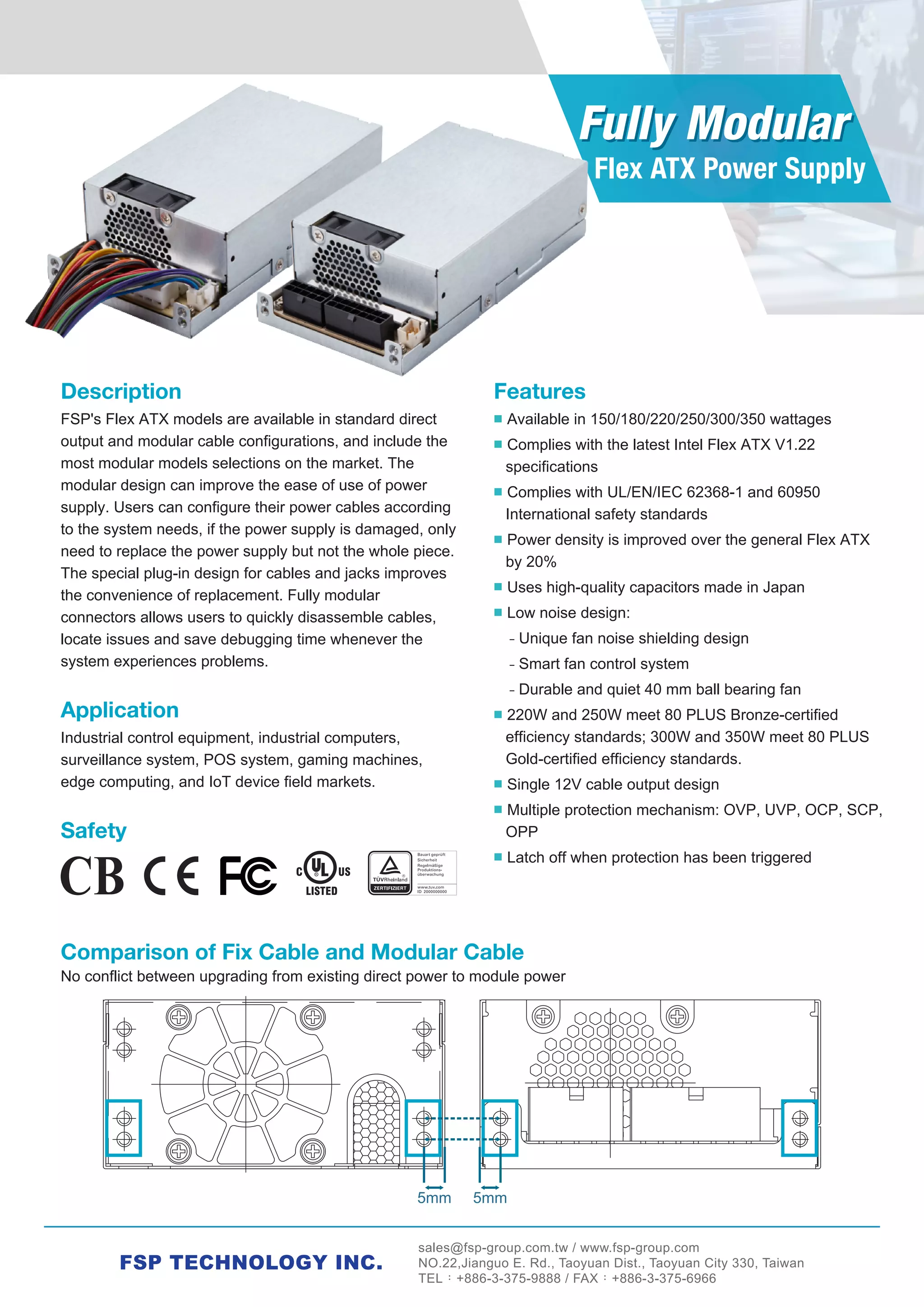 FSP Flex ATX power supply | PDF