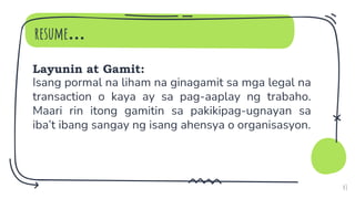 FILIPINO SA PILING LARANG | PPTX