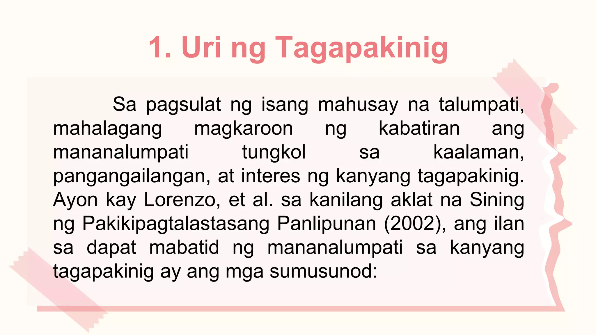 Filipino sa Piling Larang | PPTX