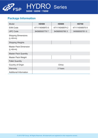 Fsp psu hydro_sale tool_v3 | PDF | Computer Peripherals | Computing
