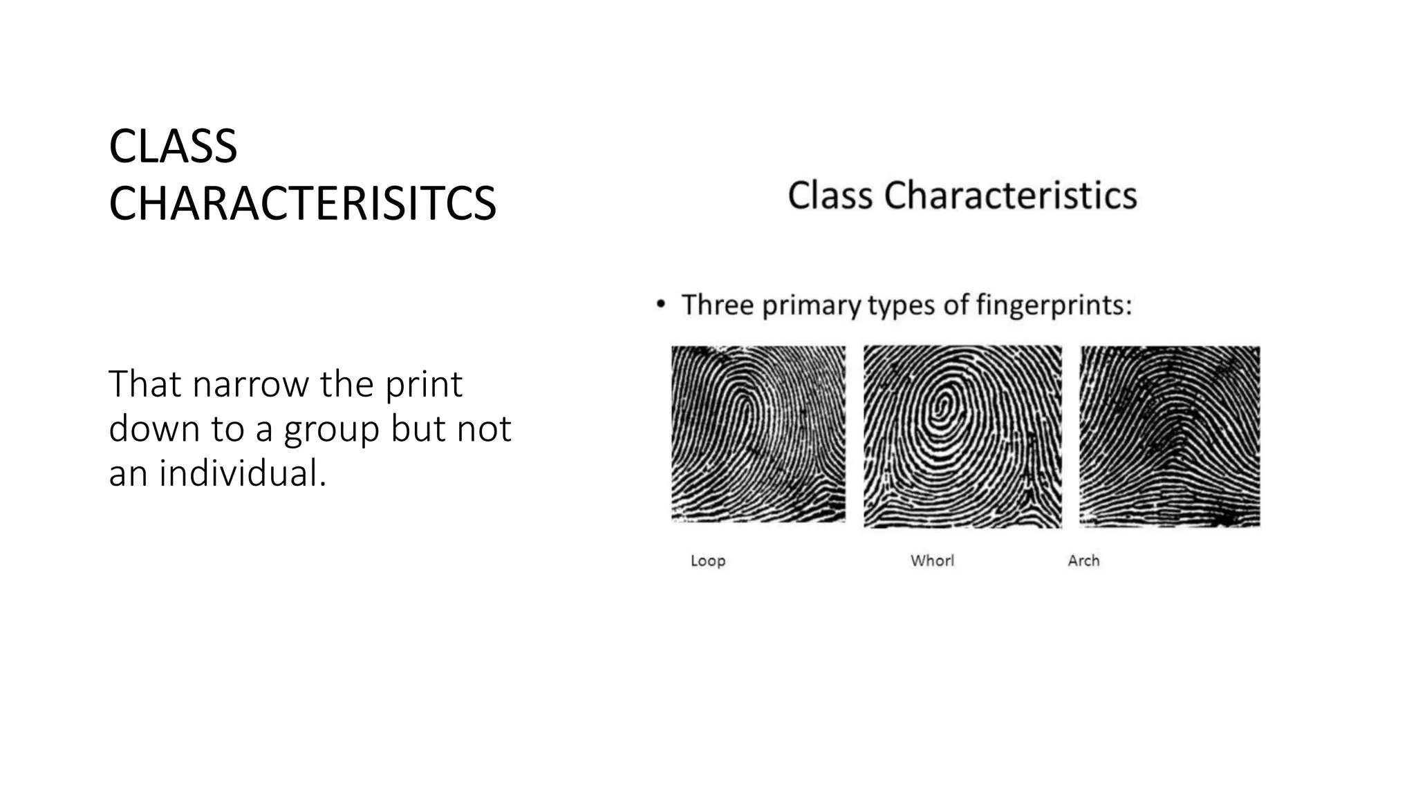 significance of fingerprinting , skin pattern and its collection with ...
