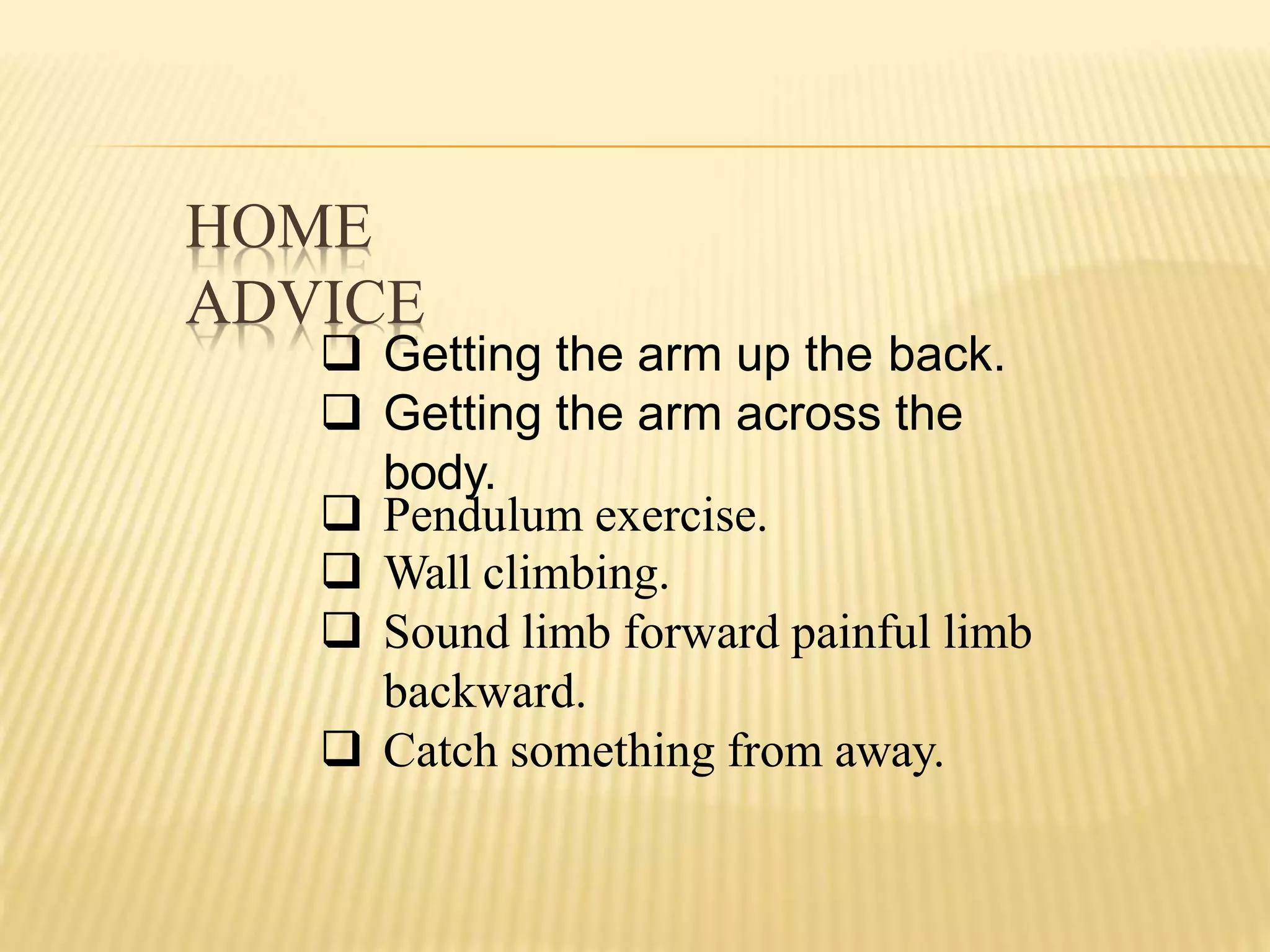 Frozen Shoulder Physiotherapy ppt | PPTX