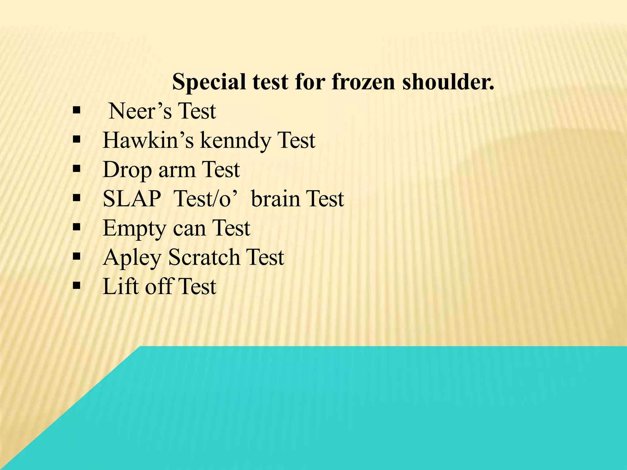 Frozen Shoulder Physiotherapy ppt | PPTX