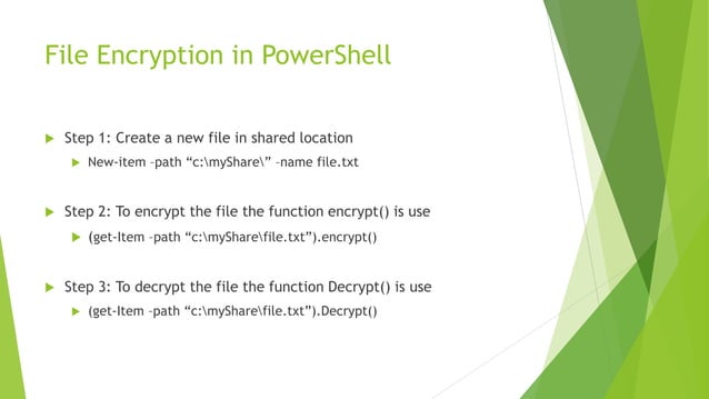 Fsrm disk quota management system and file encryption | PPTX
