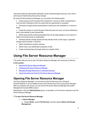 Fsrm step bystep_r2 | DOC | Operating Systems | Computer Software and ...