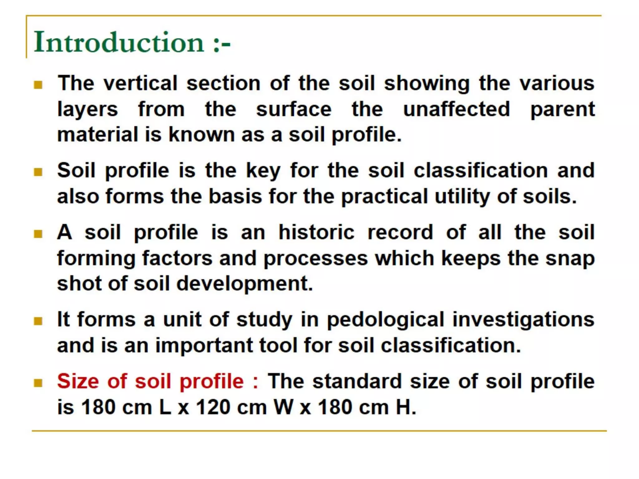 Fss soil profile | PPT