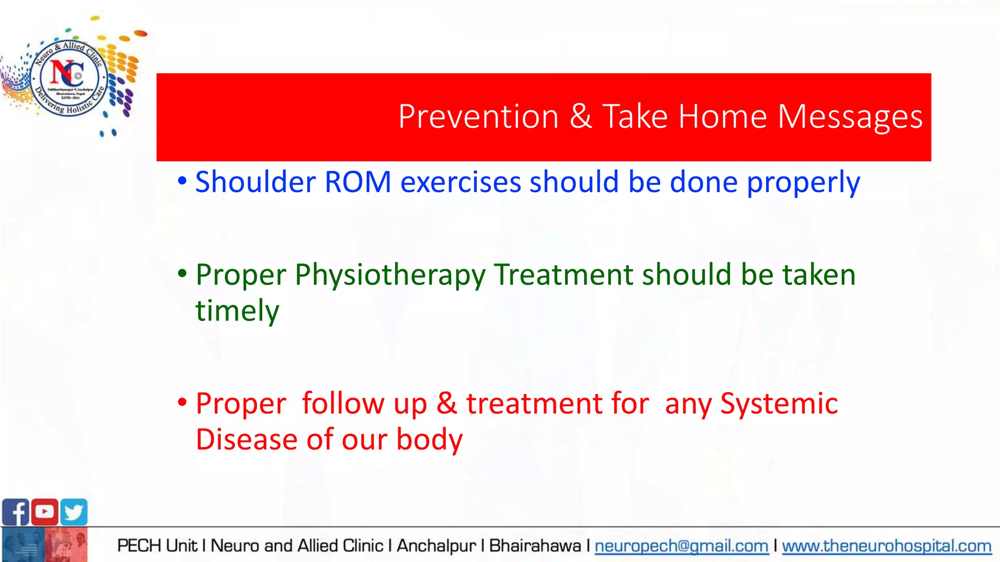 Frozen shoulder | PPTX