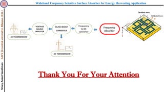 FSS Absorber for Energy Hasvesting application | PPTX